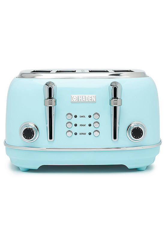 Haden Heritage 4 Slice Toaster - Turquoise | Freemans