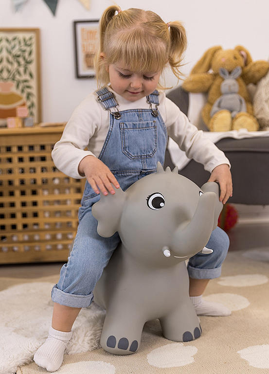 Happy Hopperz Grey Elephant | Freemans