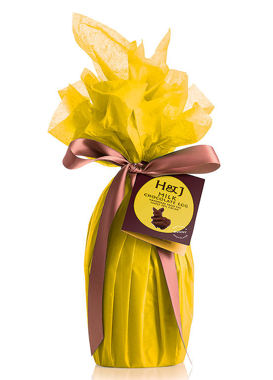 Harris & James 40% Milk Chocolate Easter Egg With Milk Bunnies | Freemans