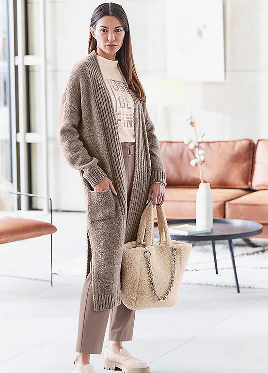 Heine Longline Shawl Collar Cardigan | Freemans