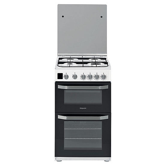 Hotpoint 50cm Gas Cooker HD5G00CCW - White | Freemans