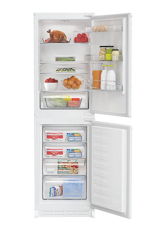 Hotpoint HPKS1262B4UK Integrated 50/50 265L Fridge Freezer - White ...