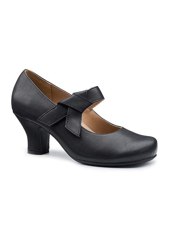 Hotter Black Paso Formal Shoes | Freemans