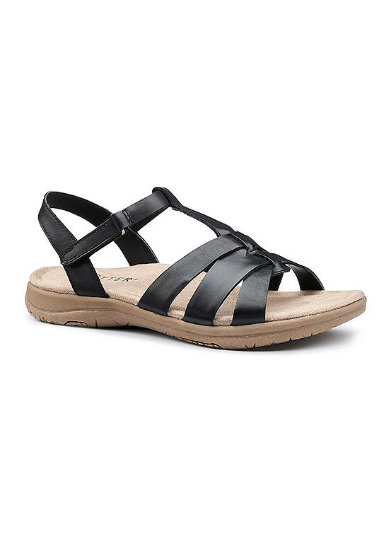 Hotter Black Rainer Casual Sandals | Freemans