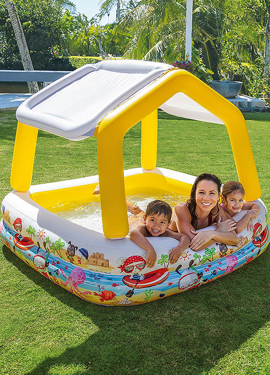 Intex Sun Shade Paddling Swimming Pool | Freemans