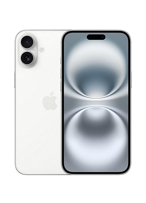 iPhone 16 Plus 128GB - White by Apple | Freemans