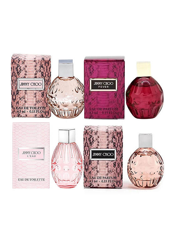 Jimmy Choo NEW Mini Fragrance Gift Set - 4 x 4.5ml | Freemans