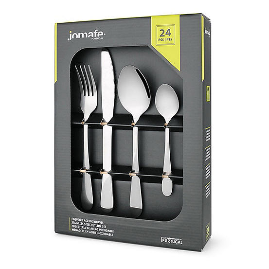 Jomafe Nice 24 Pieces Stainless Steel Cutlery Set | Freemans