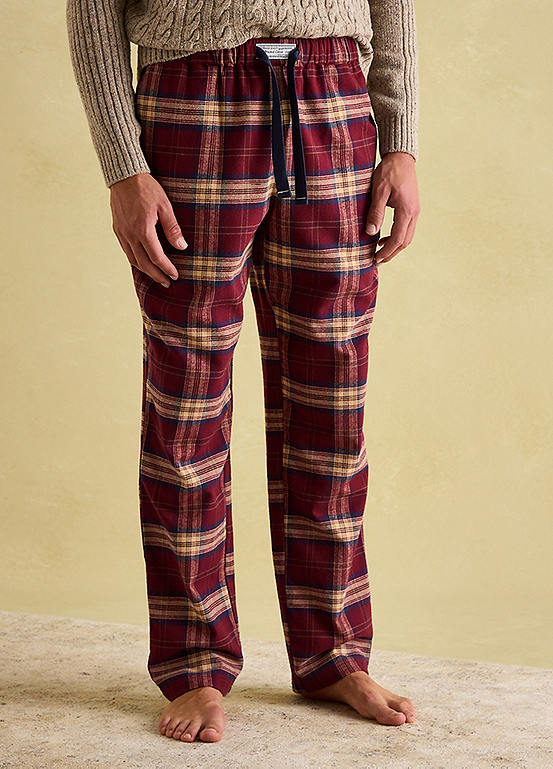 Joules Sleeper Red Check Pyjama Bottoms | Freemans