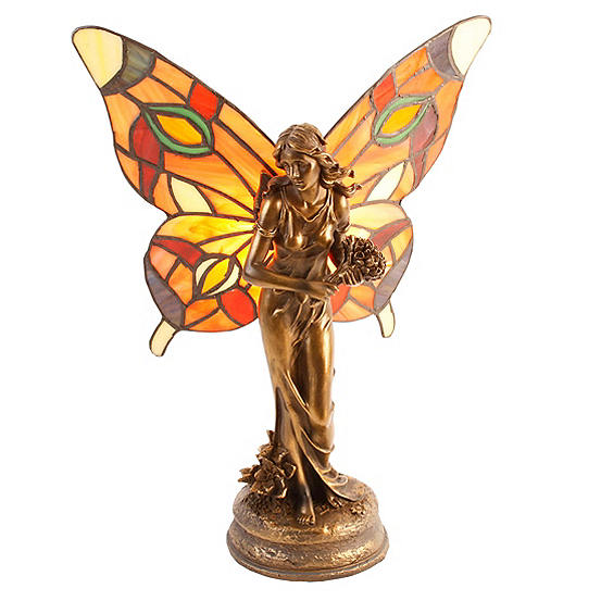 Juliana Tiffany Style Fairy Lamp | Freemans