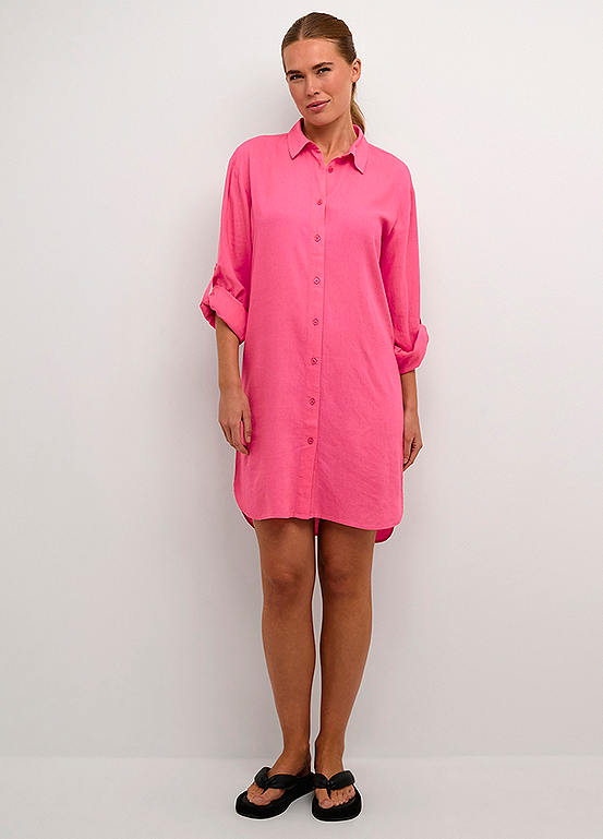 Kaffe Milia Shirt Dress Plain | Freemans