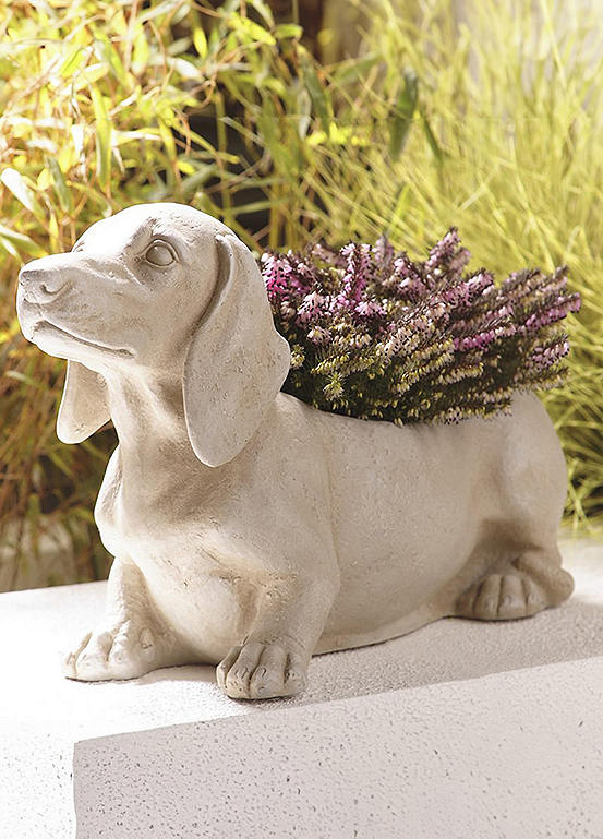 Kaleidoscope Fibre Clay Dog Pot | Freemans