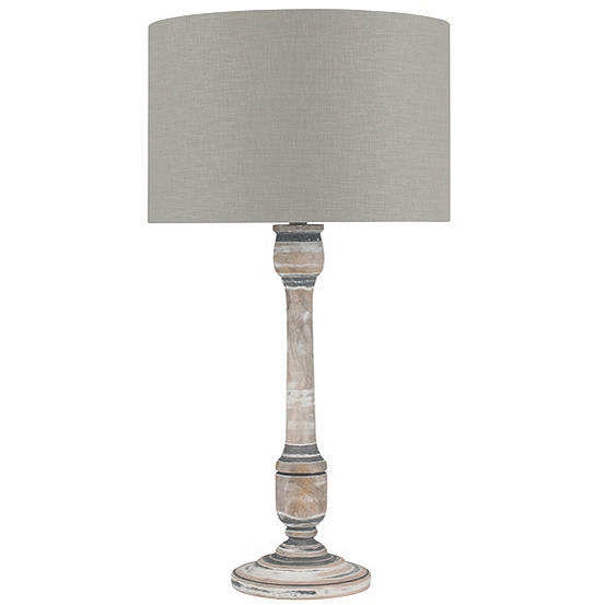 Kaleidoscope Wash Look Mango Wood Table Lamp Base | Freemans