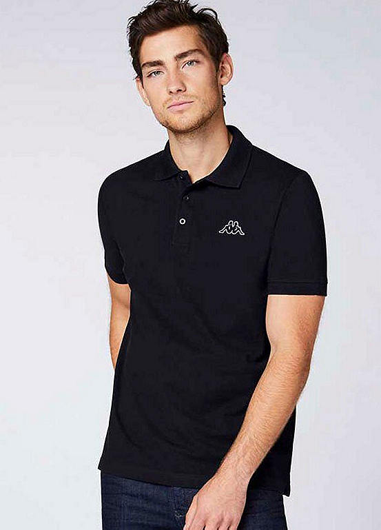 Kappa Logo Print Polo Shirt | Freemans