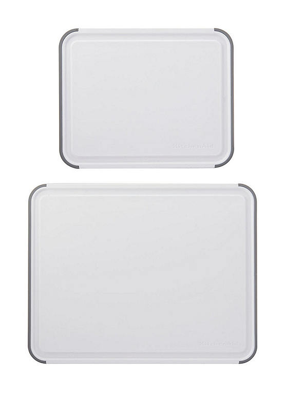 KitchenAid Classic 2 Piece Polypropylene Chopping Boards Set - 20 x 25 ...