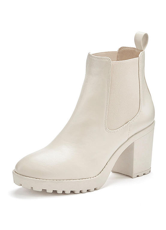 LASCANA Block Heel Chelsea Boots | Freemans