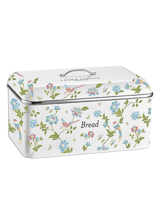 Laura Ashley Bread Bin by VQ - Elveden White | Freemans