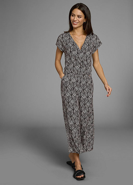 Laura Scott All-Over Printed Sleeveless Jumpsuit | Freemans