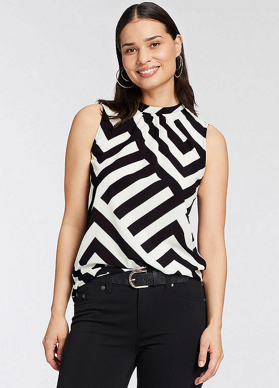 Laura Scott Back Tie Sleeveless Blouse | Freemans