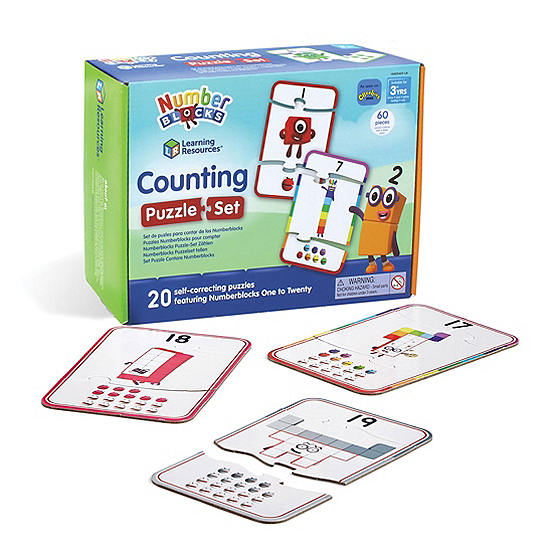 Learning Resources Numberblocks Counting Puzzle Set | Freemans Learning Resources Numberblocks Counting Puzzle Set | Freemans