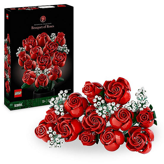 LEGO Icons Bouquet of Roses Flowers Set | Freemans