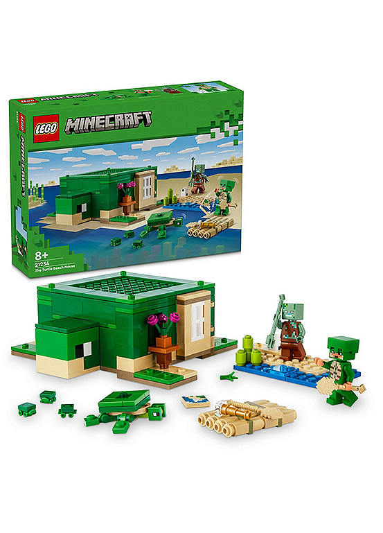 LEGO Minecraft The Turtle Beach House Set | Freemans