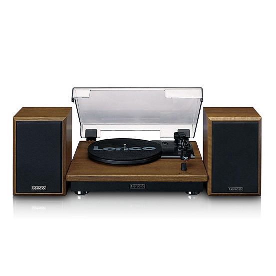 Lenco LS-100 Turntable & Hi-Fi Speakers | Freemans
