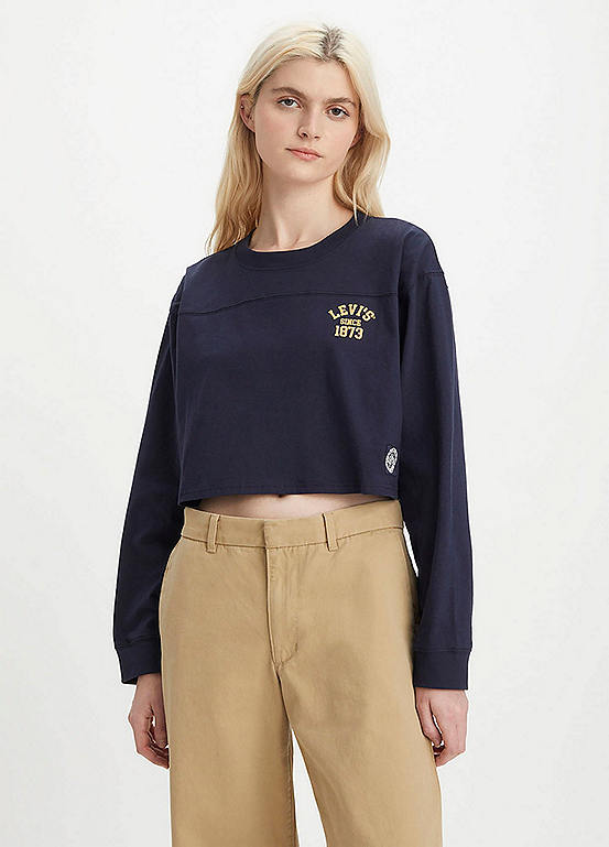 Levi’s Graphic Logo Print Crop Top | Freemans