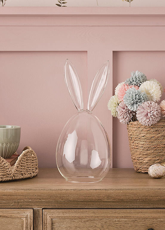 Lights4Fun Easter Glass Bunny Dome | Freemans
