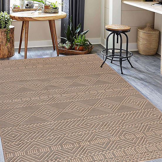 Likewise Rugs & Matting Aztec Washable Jute Rug | Freemans