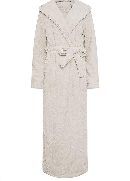 Long Tall Sally Cable Maxi Dressing Gown | Freemans