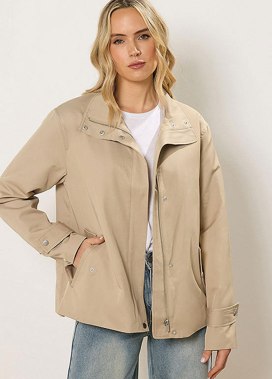 Long Tall Sally Funnel Neck Jacket | Freemans