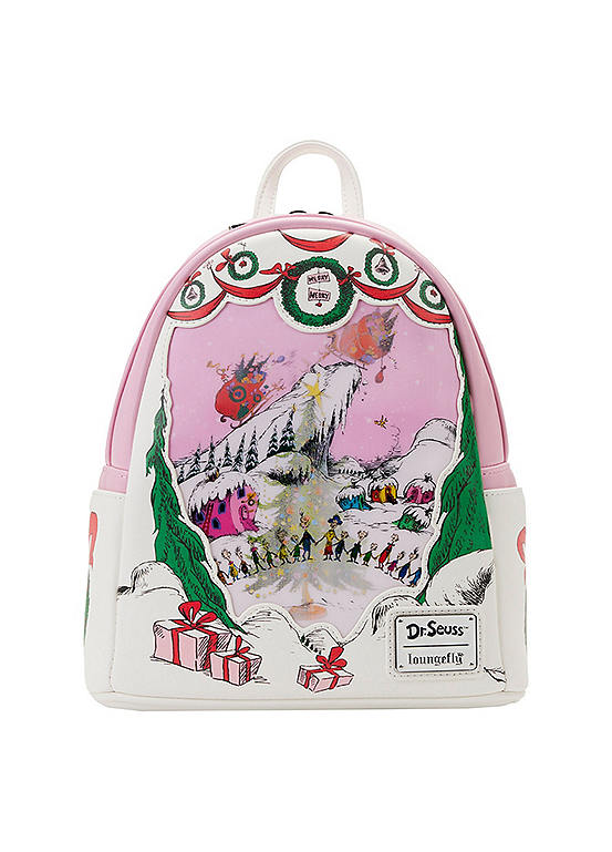 Loungefly Dr Seuss Grinch Lenticular Scene Mini Backpack | Freemans