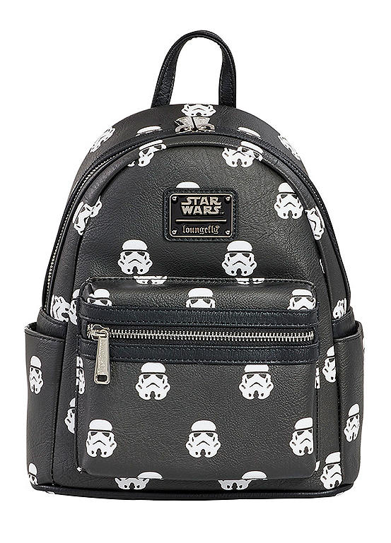 Loungefly Stormtrooper All Over Print Mini Faux Leather Backpack | Freemans