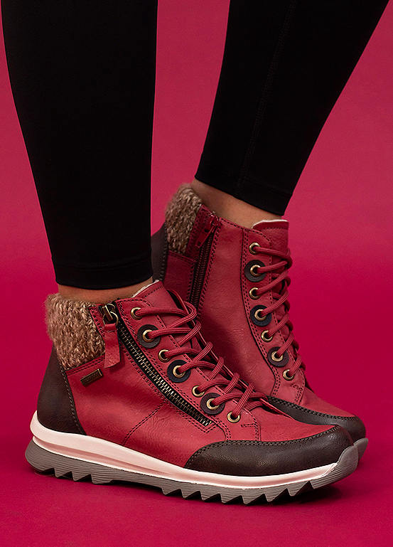 Lunar Dasha Red Waterproof Boots | Freemans