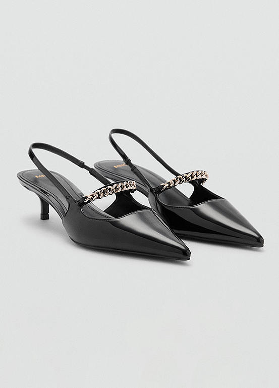 Mango Black Niza Shoes | Freemans