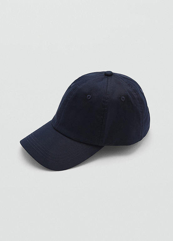 Mango Mens Cap Basic Navy | Freemans