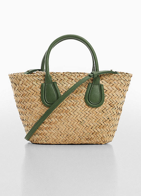 Mango Serifos Raffia Tote Bag | Freemans