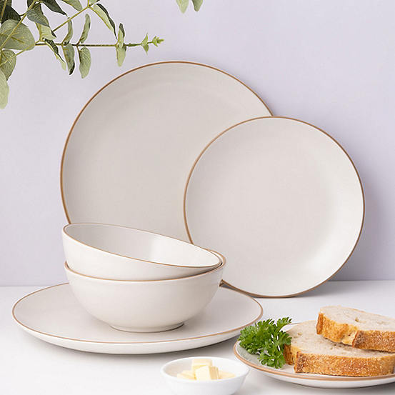 Mason Cash Classic 12 Piece Dinnerware Set | Freemans