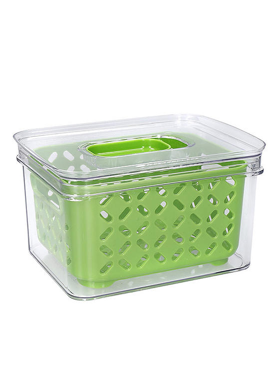 MasterClass Fresh Keeper Stacking Lidded Fridge Food Storage Box | Freemans
