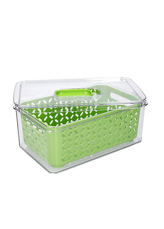 MasterClass Fresh Keeper Stacking Lidded Fridge Food Storage Box | Freemans