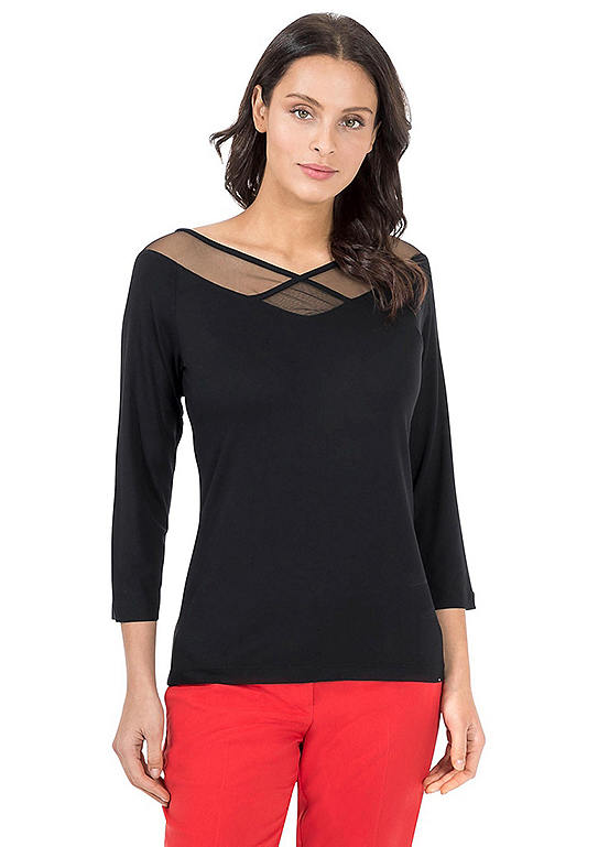 Mesh Insert Top by Witt | Freemans