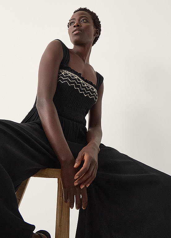 Monsoon Billie Embroidered Jumpsuit | Freemans