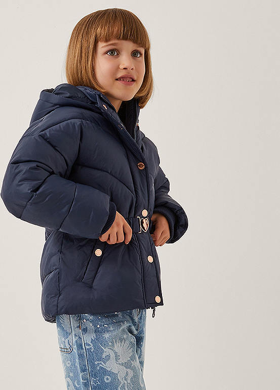 Monsoon Kids Belted Puffer Jacket | Freemans