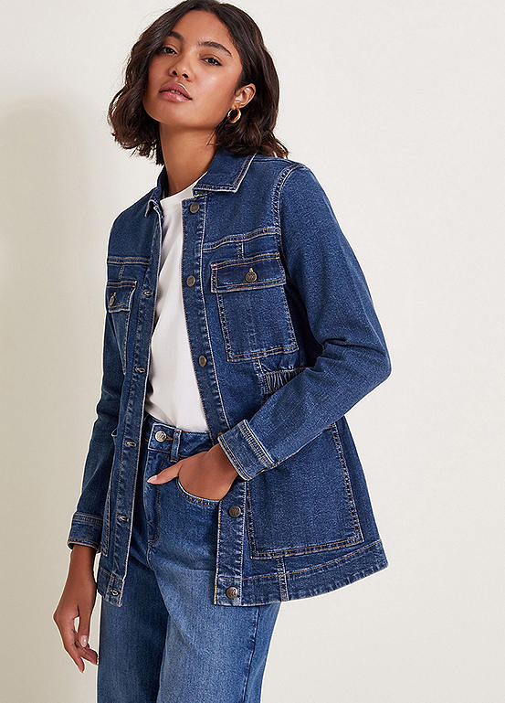 Monsoon Melanie Stretch Denim Jacket | Freemans