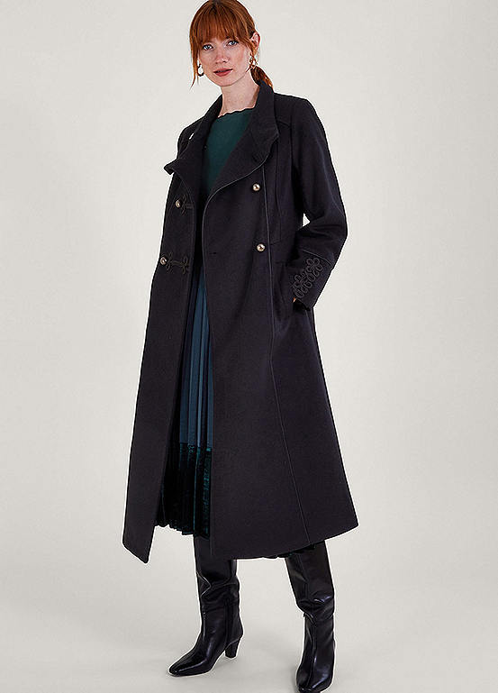 Monsoon Mya Military Coat | Freemans