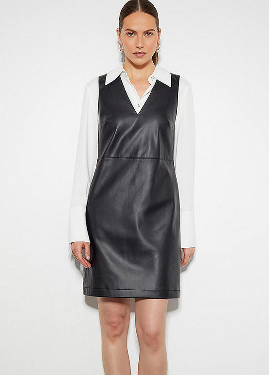 Monsoon Peri PU Dress | Freemans