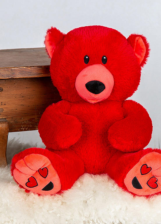 Mood Bears Red Love Bear Soft Toy | Freemans