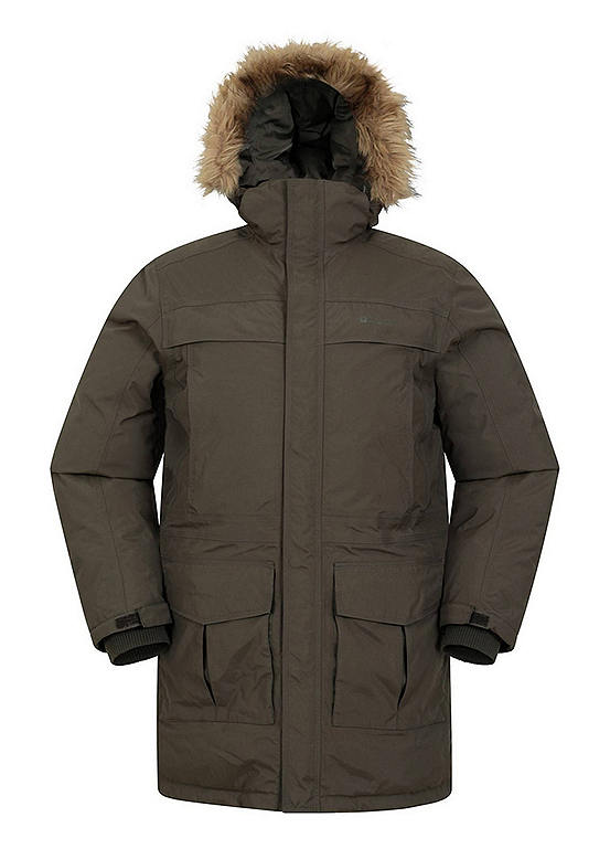 Mountain Warehouse Mens Antarctic Extreme Waterproof Down Jacket | Freemans
