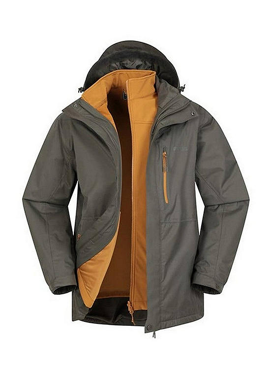 Mountain Warehouse Mens Bracken Extreme 3 In 1 Waterproof Jacket | Freemans